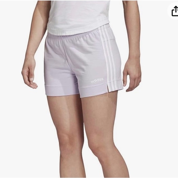 adidas | Shorts | Adidas Lilac Athletic Shorts | Poshmark